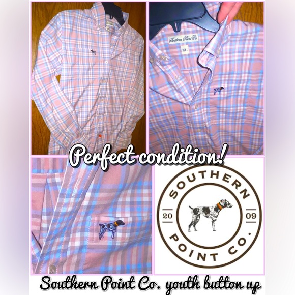 Southern Point | Shirts & Tops | Southern Point Co Button Up Youth Xl ...